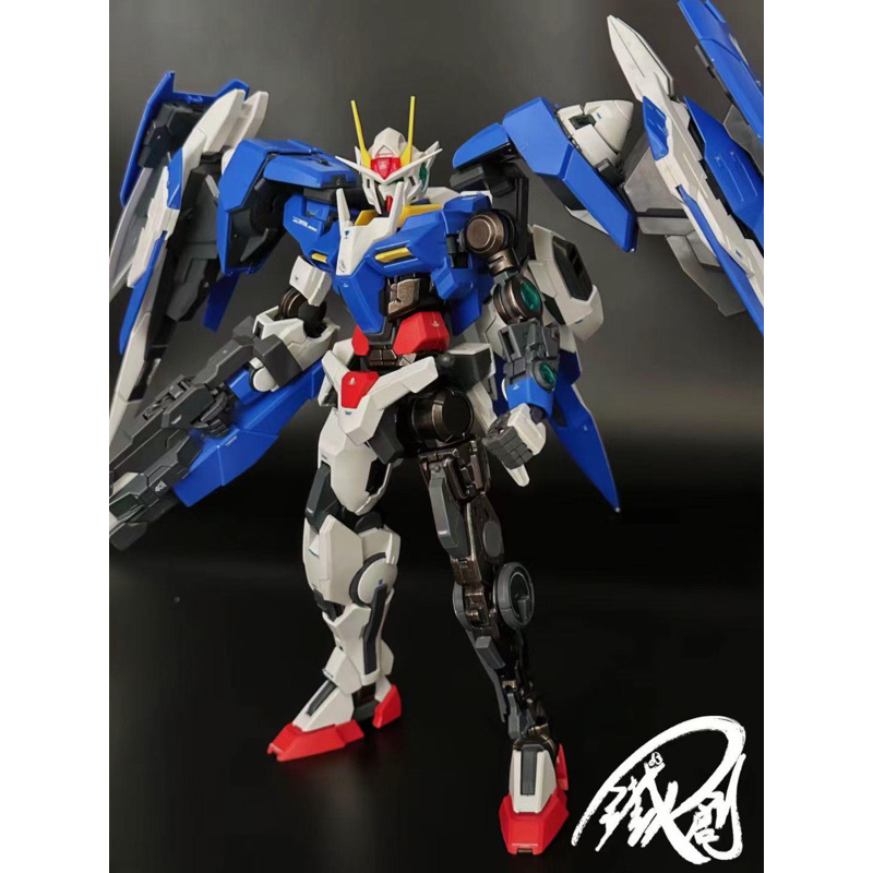[Tie Chuang Model: โมจีน] 1/100 Skeleton Alloy MG Exia + LED GN Drive ...