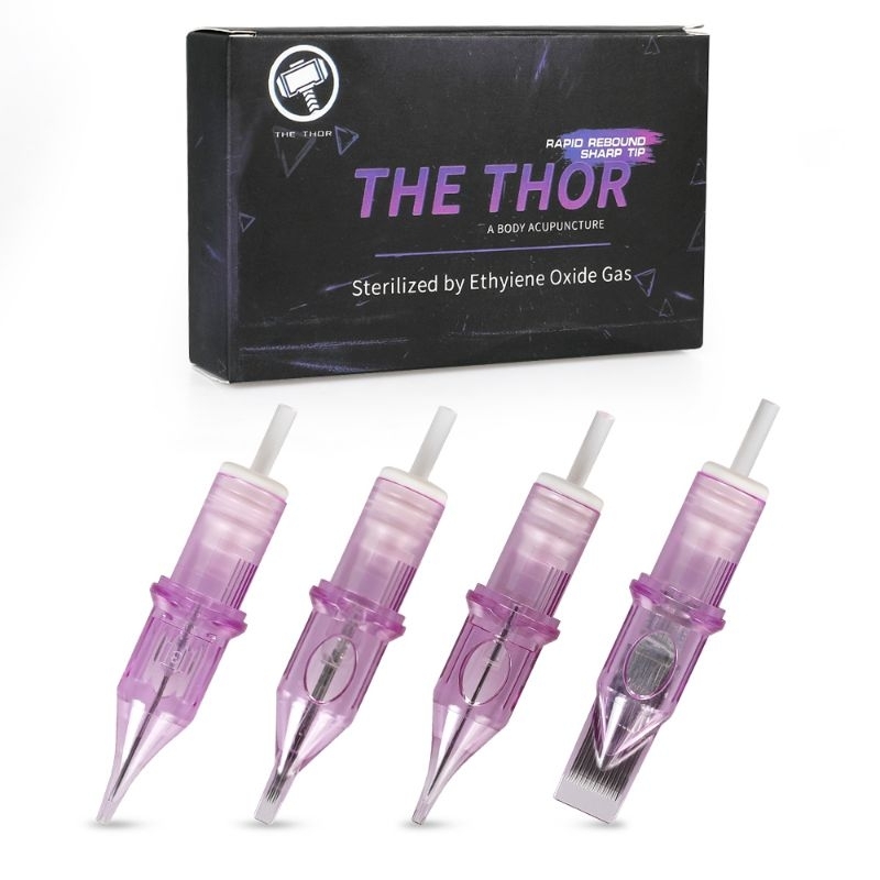 [ 1 กล่อง มี 10 ชิ้น ] เข็มฮอค ปากกา THE THOR ( RL RM RS M1 เบอร์ 1-3-5 ...