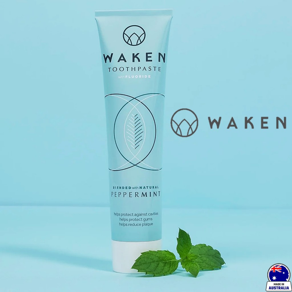 WAKEN DAILY CARE PEPPERMINT TOOTHPASTE 75ML ยาสีฟันสูตรเย็นสดชื่นพิเศษ ...