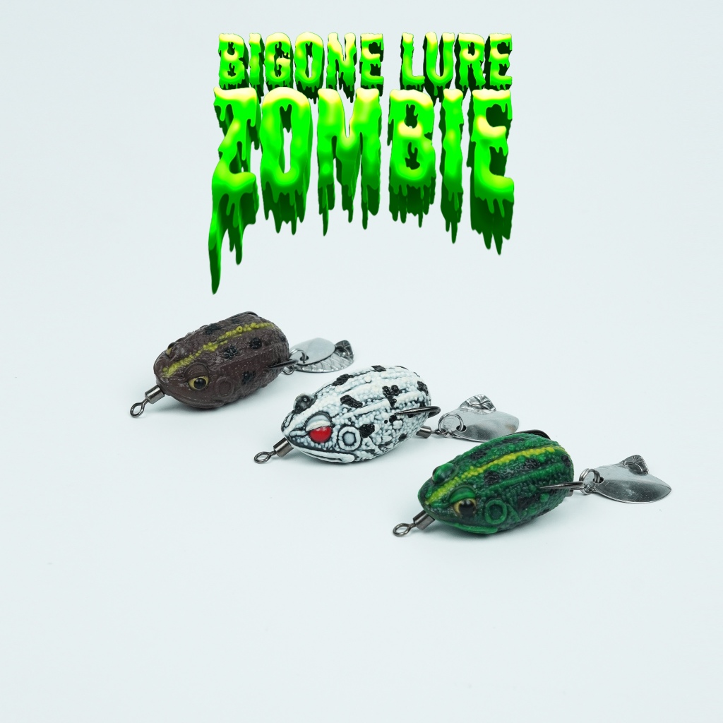เหยื่อตกปลา อุปกรณ์ตกปลา กบยาง BIGONE LURE รุ่น Zombie | Shopee Thailand