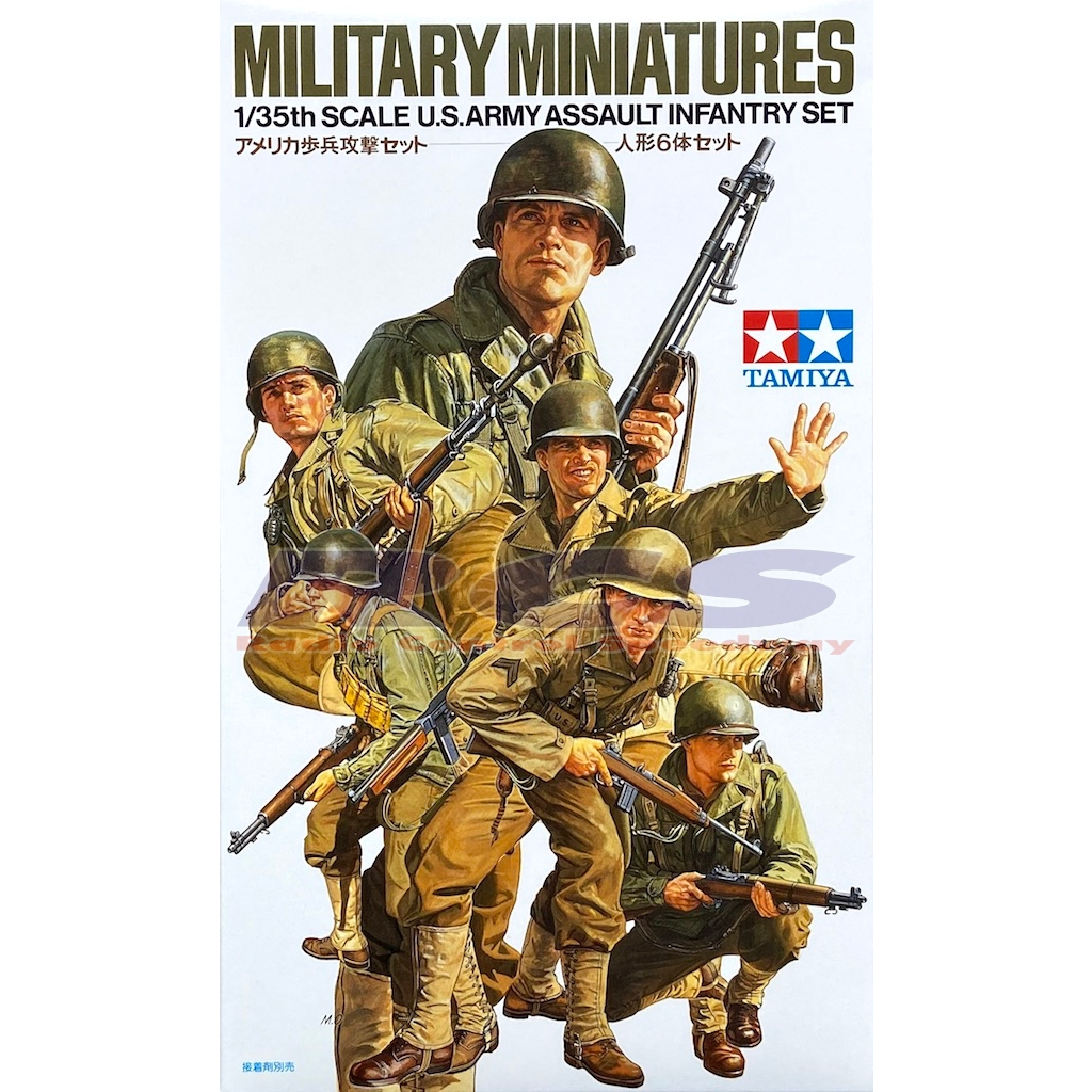 💥New💥🏆 TAMIYA 35192 ชุดประกอบจำลองมาตราส่วน 1:35 U.S. ARMY ASSAULT ...