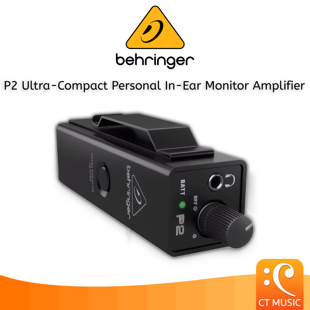 Behringer P2 Ultra-Compact Personal In-Ear Monitor Amplifier In Ear ...