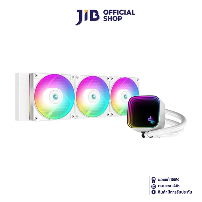 CPU LIQUID COOLER (ระบบระบายความร้อนด้วยน้ำ) DEEPCOOL LS720 SE WHITE ...