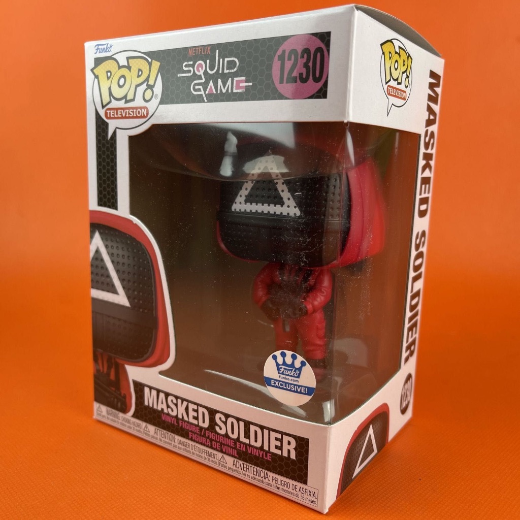 Damage Box Funko POP Triangle Masked Soldier Squid Game Funko Shop ...