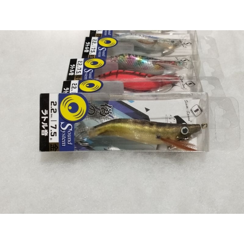 โยกุ้งตกหมึก SSL Siam spoon ขนาด 2.2นิ้ว น้ำหนัก 6.5กรัม มีเสียง | Shopee Thailand