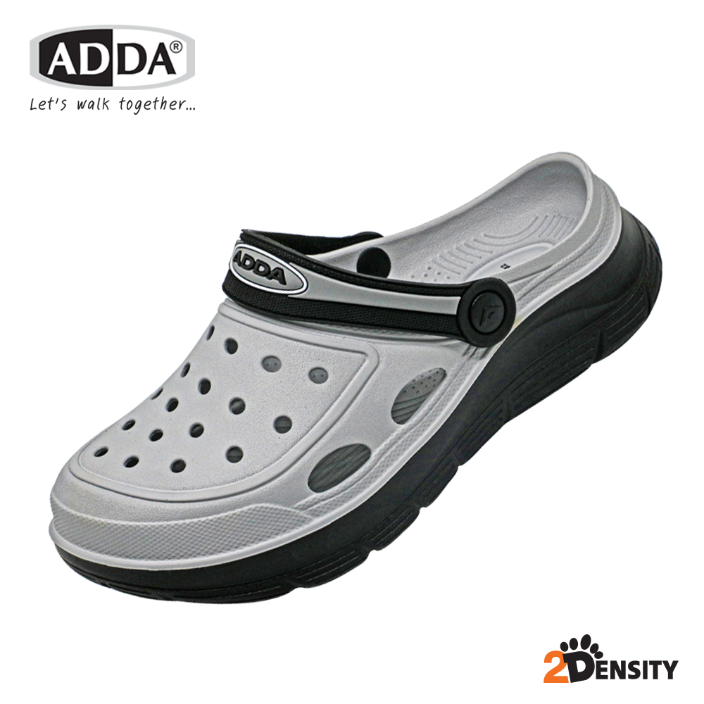ADDA 2density รองเท้าแตะ รองเท้าลำลอง สำหรับผู้ชาย แบบสวมหัวโต รุ่น ...