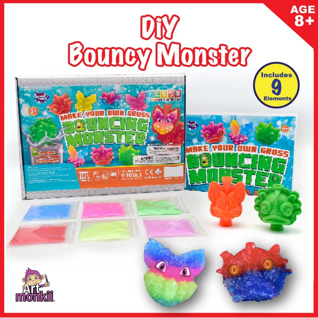 DIY Bouncy Monster Making Kit- Age 8 +, Kids craft kits, Kids crafts ...