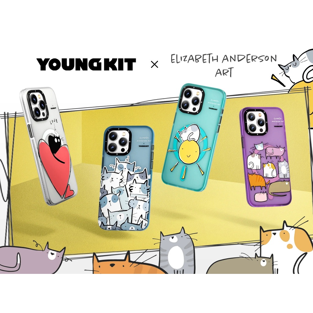 Youngkit x Elizabeth Anderson Art เคสแม่เหล็กกันกระแทก iPhone 15 Series ...