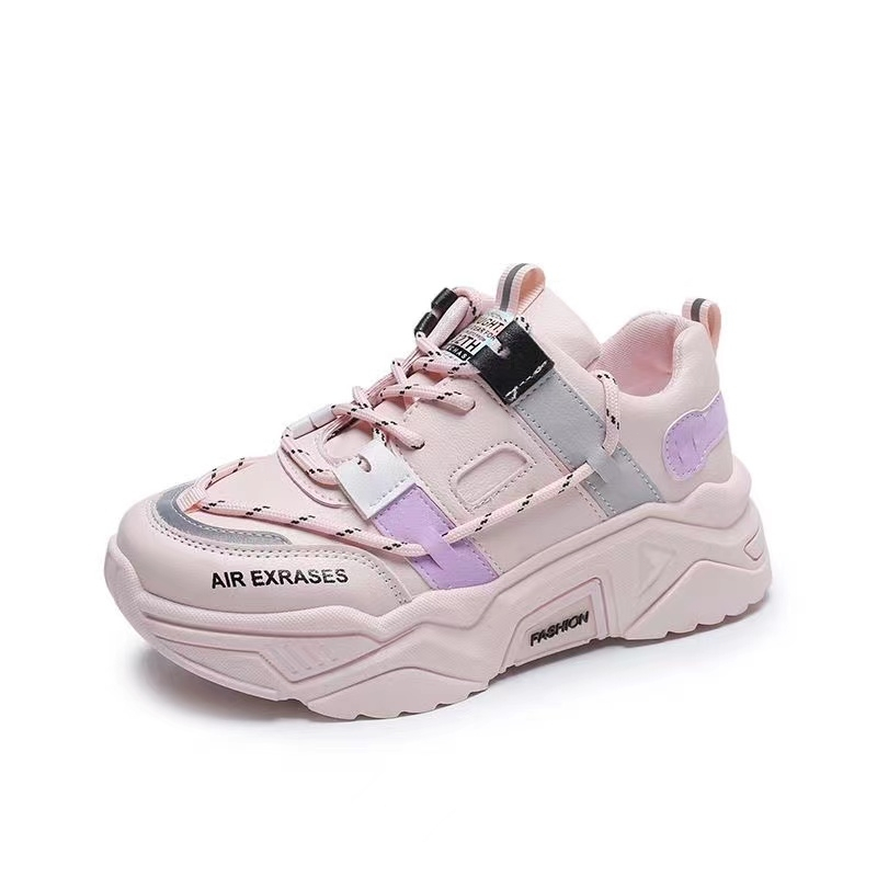 รองเท้าผ้าใบ(NO.Q78) เสริมส้น 5 ซม ไซส์ 35-42 มี3สี เกาหลีแฟชั่น สบาย ...