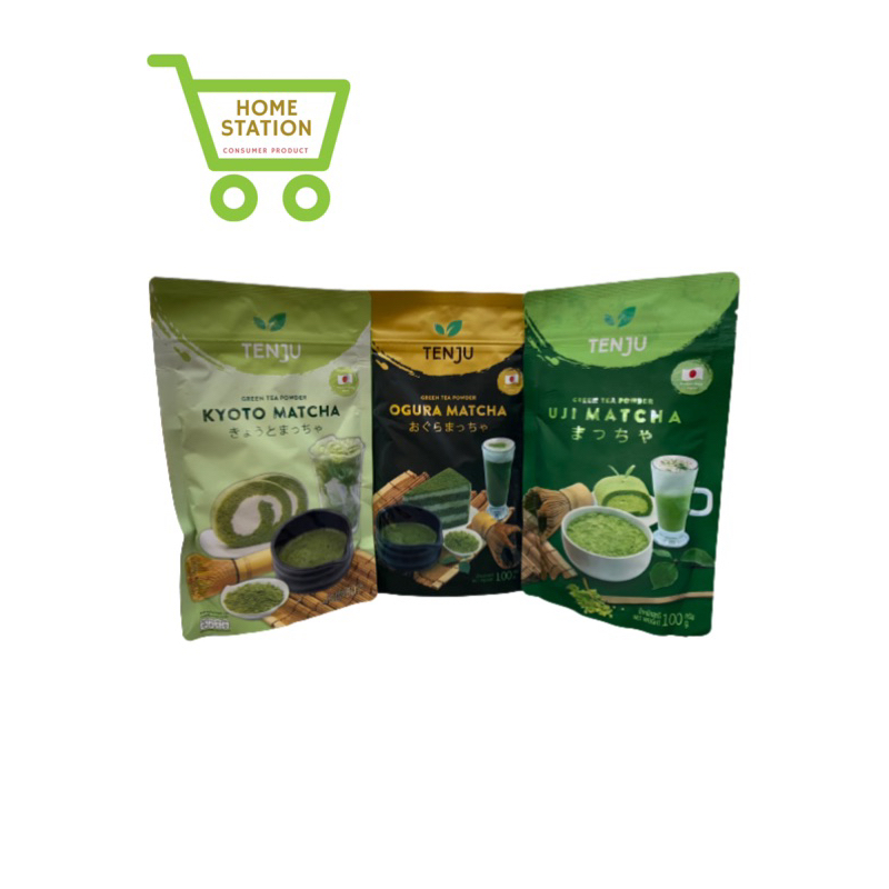 Tenju Matcha ผงชาเขียวเทนจู 3สูตร 100กรัม | Shopee Thailand