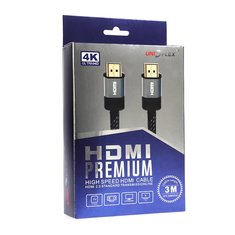 Uniflex UltraHD HDMI Premium 2.0 สาย HDMI V2.0 ยาว3M (ของแท้ประกันศูนย์ ...