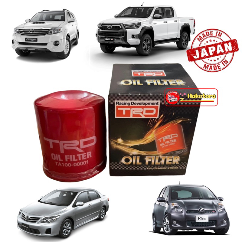 กรองน้ำมันเครื่อง TRD Oil Filter VIOS YARIS ALTIS VIGO Revo Fortuner CHR Sienta 1J-2J แท้ญี่ปุ่น ...