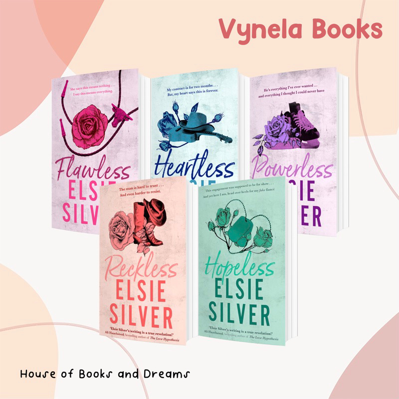 VYNELA (หนังสือภาษาอังกฤษ) FLAWLESS / HEARTLESS / POWERLESS / RECKLESS / HOPELESS (CHESTNUT ...
