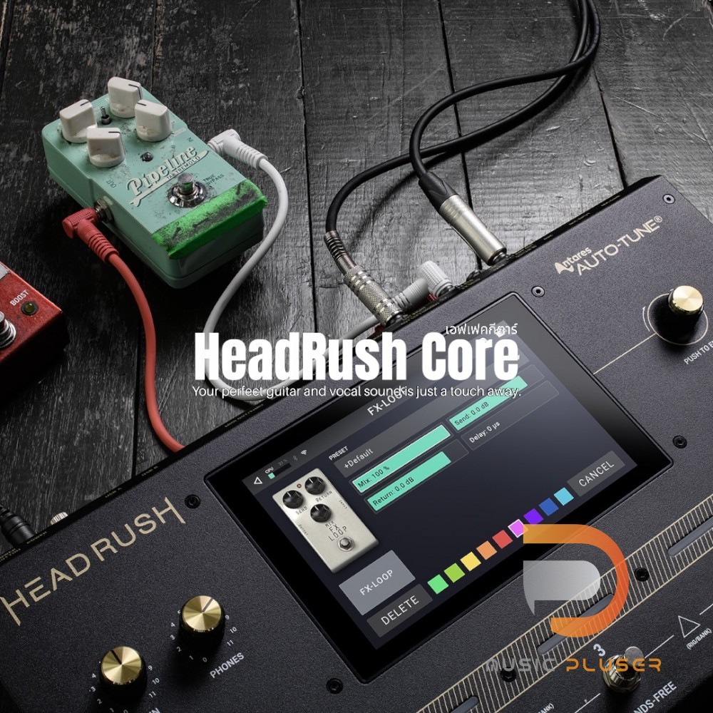 Headrush Core Multi-Effects Headrush Core มัลติเอฟเฟค ขนาดพกพา 5 ปุ่ม ...