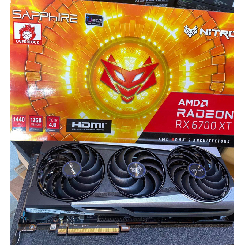 RX6700XT SAPPHIRE NITRO 12GB | Shopee Thailand