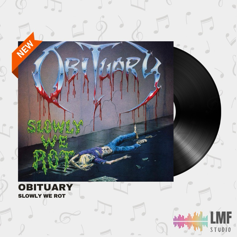 [แผ่นเสียง Vinyl ใหม่] Obituary - Slowly We Rot [1LP] | Shopee Thailand