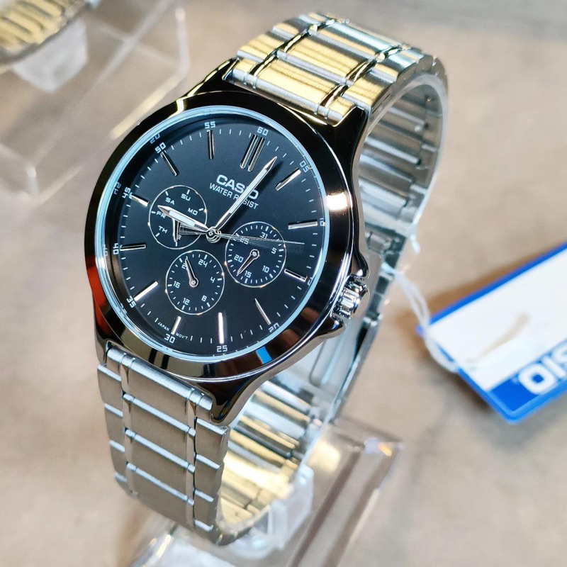 นาฬิกา casio ของแท้100%รุ่น MTP-V300D-1A รับประกัน 1 ปี | Shopee Thailand
