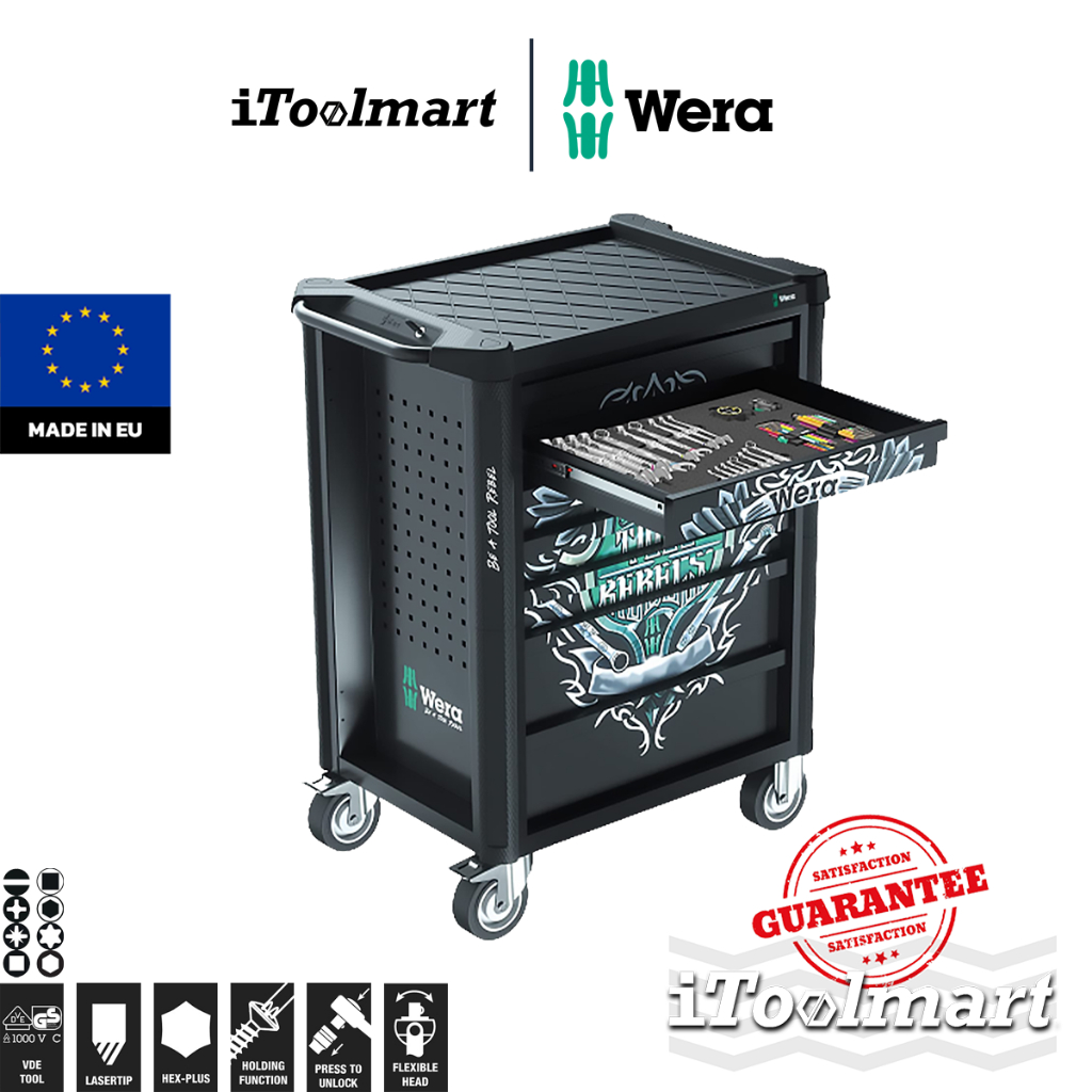 WERA ตู้เครื่องมือ 9700 Tool Rebel Roller Cabinet 1 05150130001 พร้อม ...