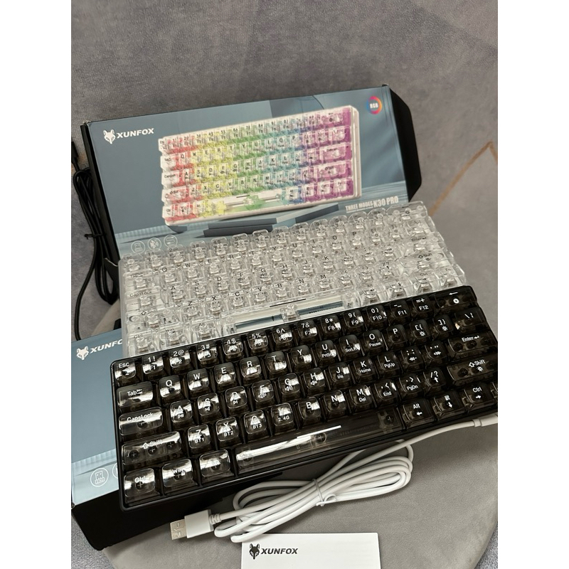 Transparent Mechanical keyboard K30 Pro | Shopee Thailand