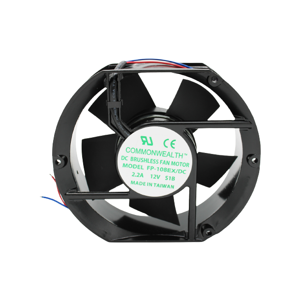 FP-108EX ,FP-108EX/DC S1BW พัดลมระบายความร้อน 6″ หัวตัด (172*150*51mm ...