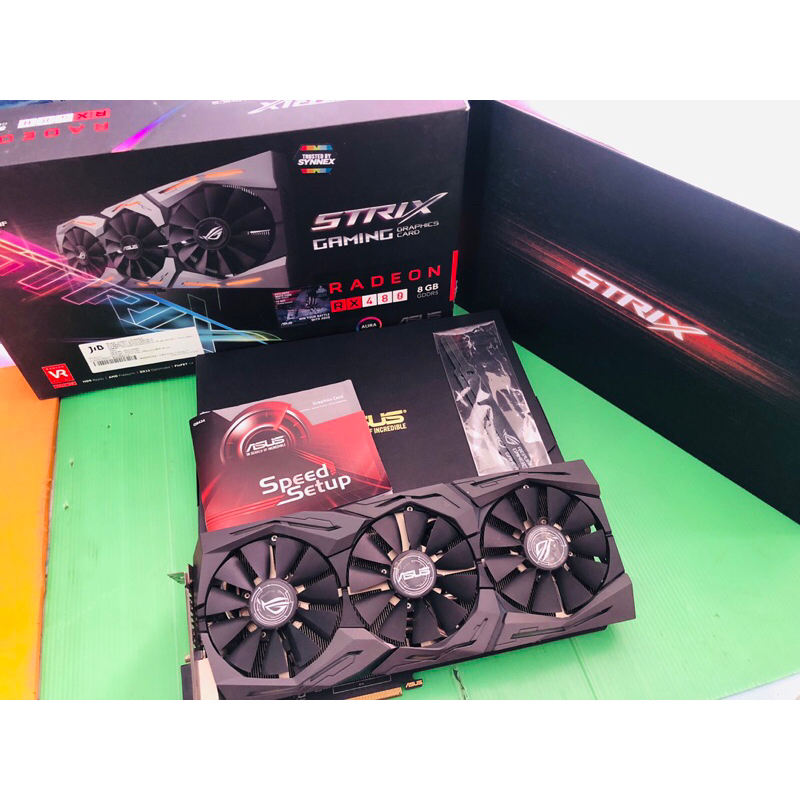 Radeon Rx480 Strix gaming AURA RGB | Shopee Thailand
