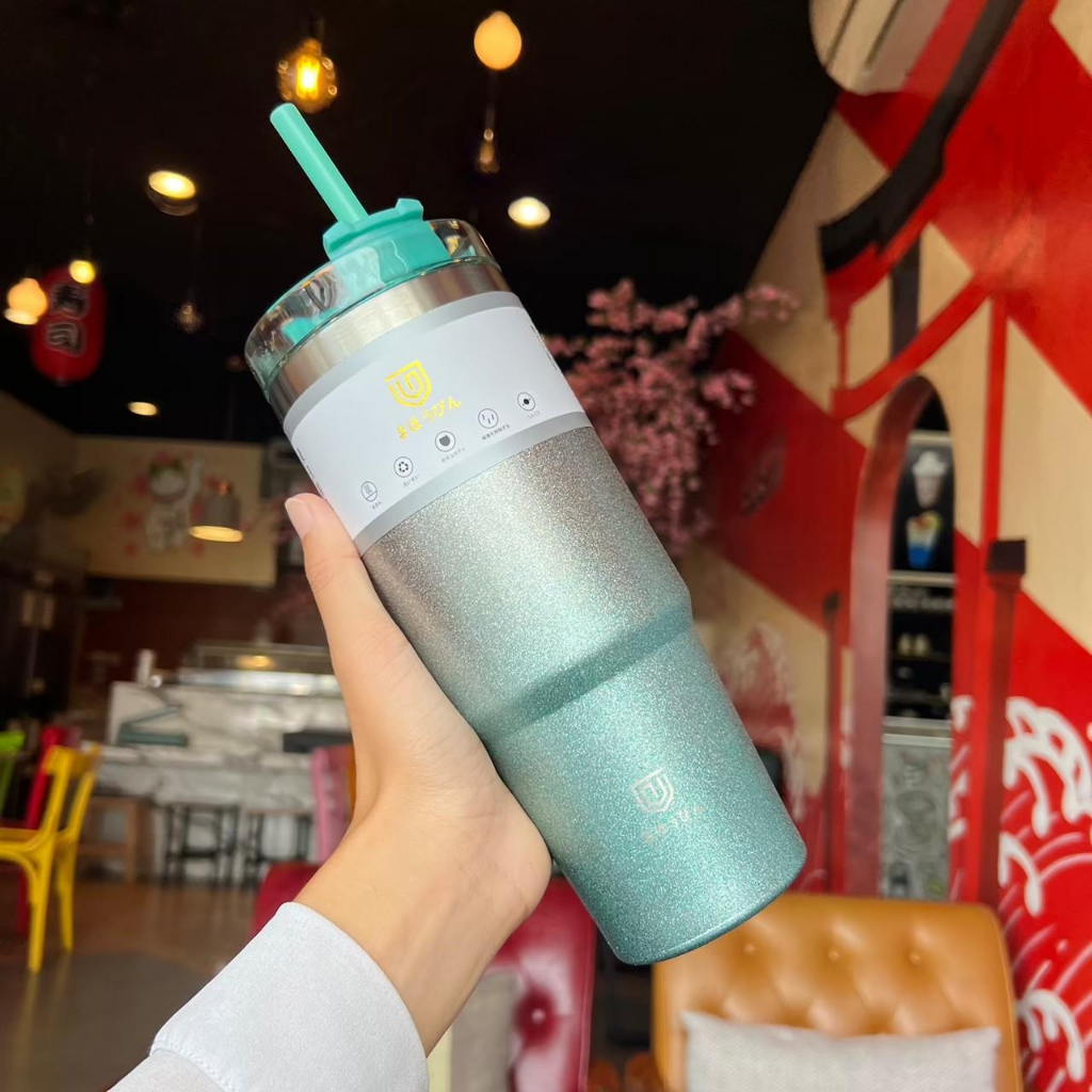 Mahobin แก้วเก็บความเย็น แก้วน้ำ สแตนเลส304 ขนาด 30oz. 890ml. แถมฟรีหลอด MB-8729 V3 มีให้เลือก ...