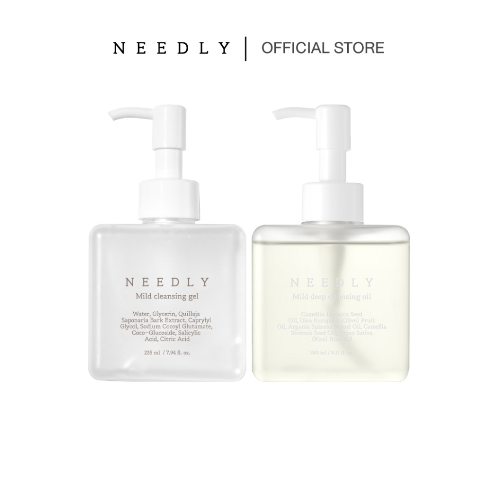 [DUO SET] NEEDLY MILD CLEANSING GEL 235ML + MILD DEEP CLEANSING OIL ...