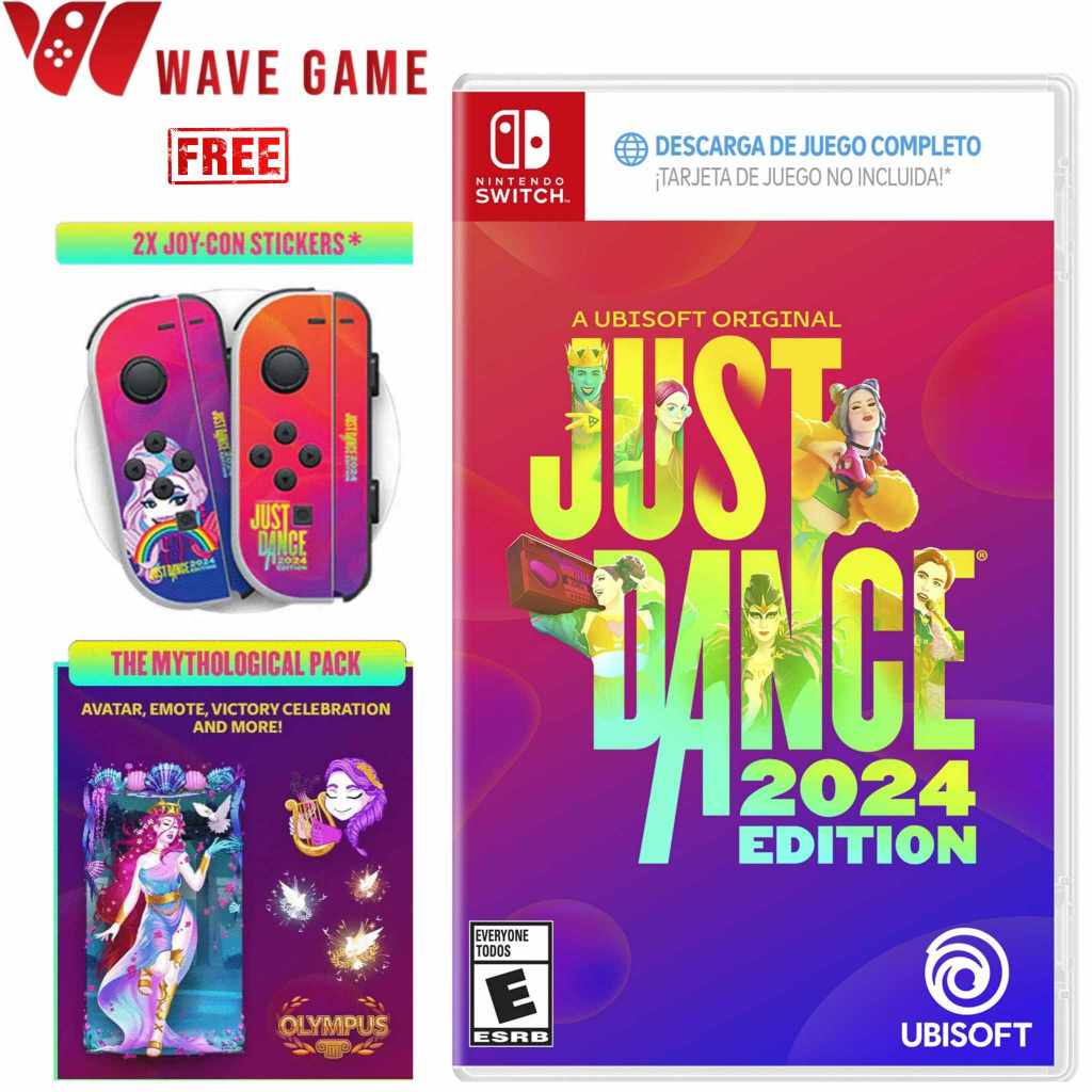 nintendo switch just dance 2024 ( english ) full game download ไม่มีตลับเกมส์นะค่ะ | Shopee Thailand