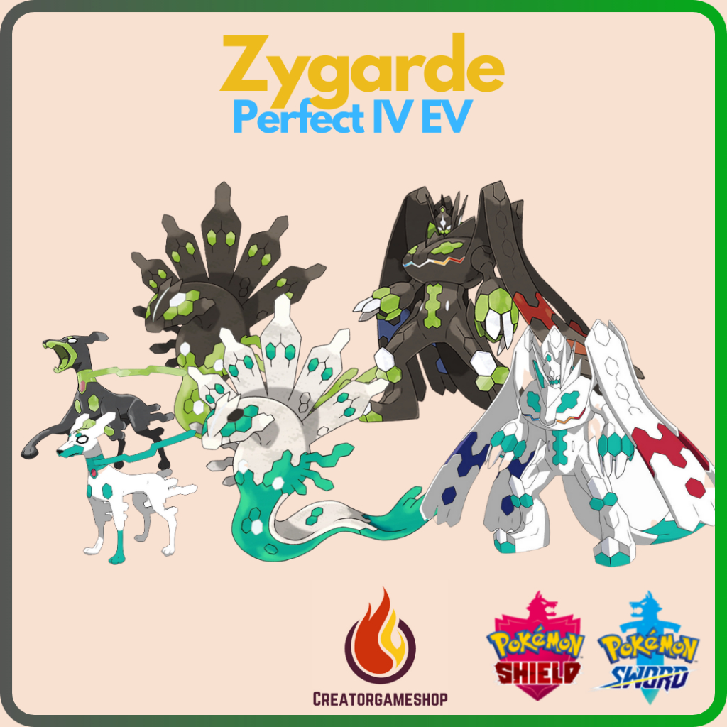 Pokémon Sword and Shield Zygarde // Shiny Zygarde | Shopee Thailand