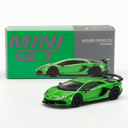 Lamborghini Aventador SVJ Verde Mantis RHD 1:64 (MINI GT) | Shopee Thailand