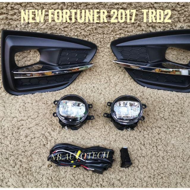 ไฟตัดหมอกฟอร์จูนเนอร์ สปอร์ตไลท์ fortuner 2017 2018 2019 TRD led fortuner trd2 sportlight Toyota ...
