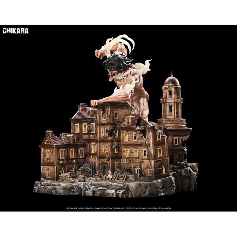 Attack on Titan - Titan Eren Jaeger Resin Statue - CHIKARA Studios ...