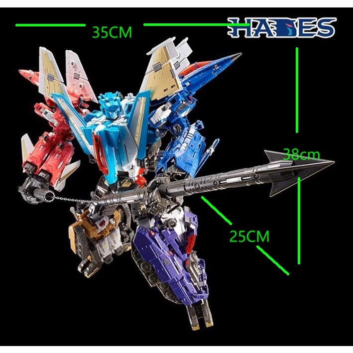 TFC 煞星 死神 六合体 哈迪斯 关节重制版 TRANSFORMER Evil Star Death God Sixth Body ...