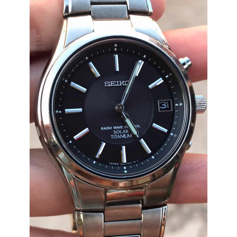 Seiko Radio Wave Control Solar Titanium | Shopee Thailand