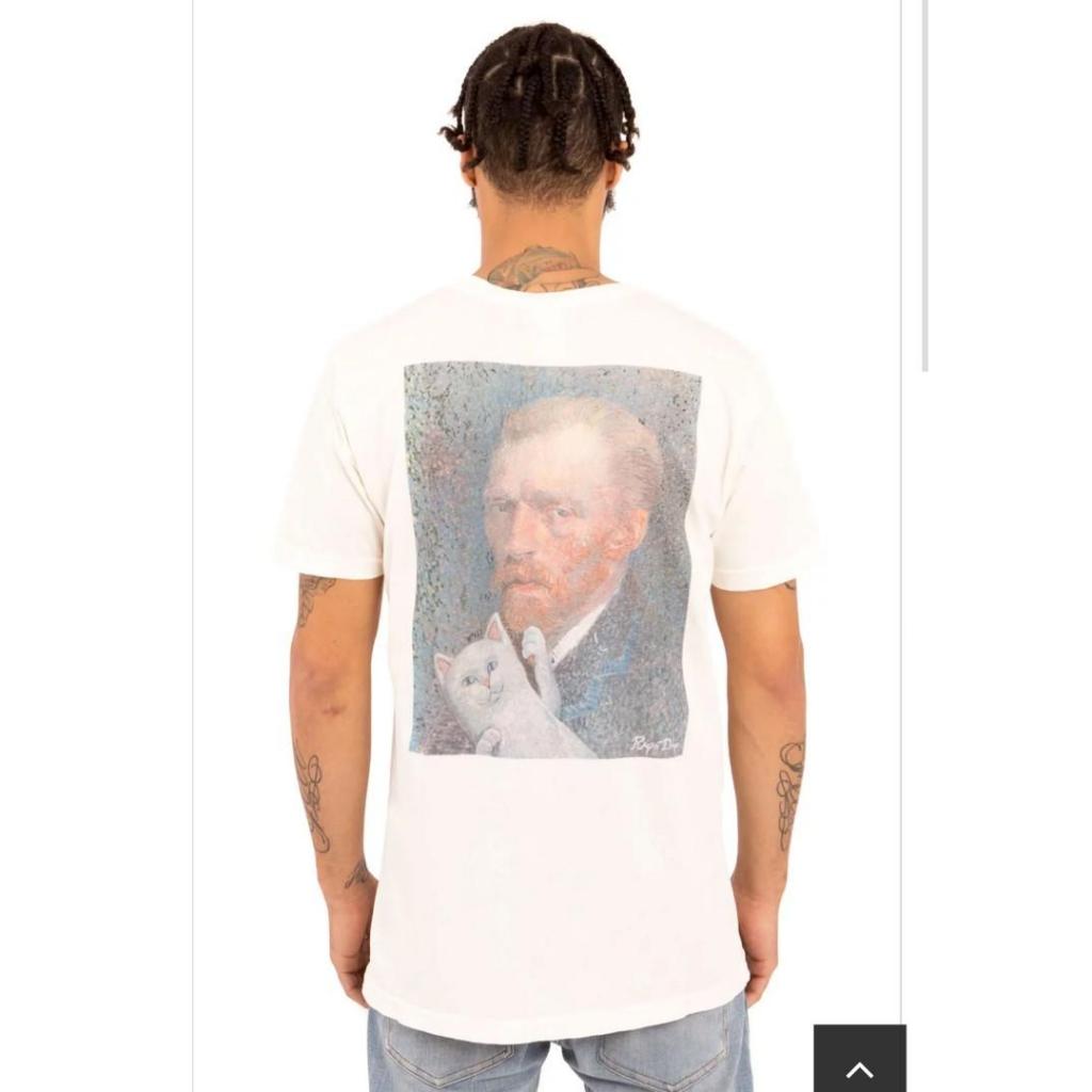 เสื้อยืดแขนสั้นสกรีนลาย RIPNDIP VAN NERMAL | Shopee Thailand