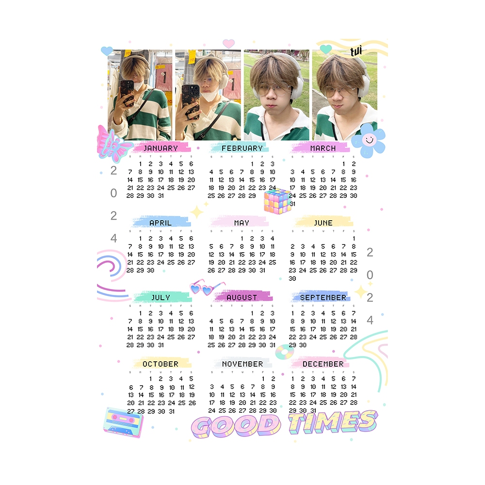 LYKN - ปฏิทิน 2567 calendar 2024 ไลแคน | Shopee Thailand