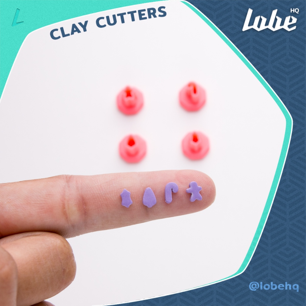 Lobehq Micro Clay Cutter Christmas 4 Pack A/ แม่พิมพ์กดดินโพลิเมอร์จิ๋ว ...
