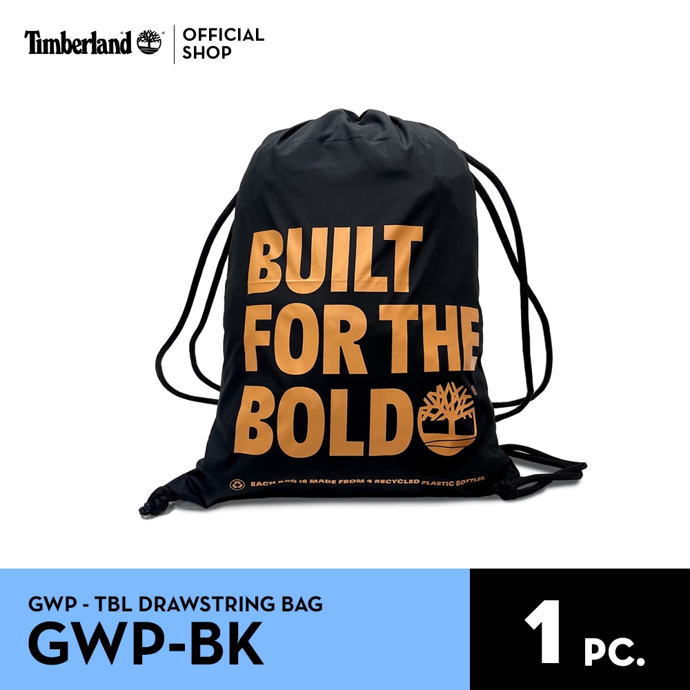 Timberland TBL Drawstring bag กระเป๋าสะพายหลัง (GWP-BK) | Shopee Thailand