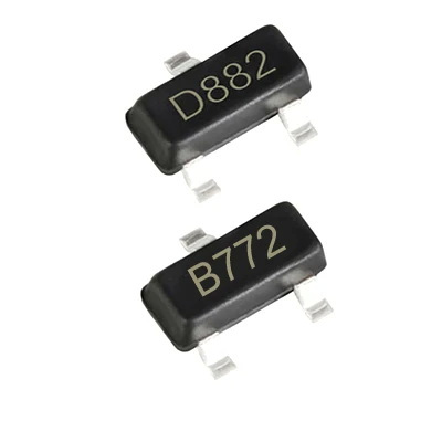 ฺB772/D882 แพ็ค 10 คู่ B772 Transistor PNP D882 Transistor NPN | Shopee ...