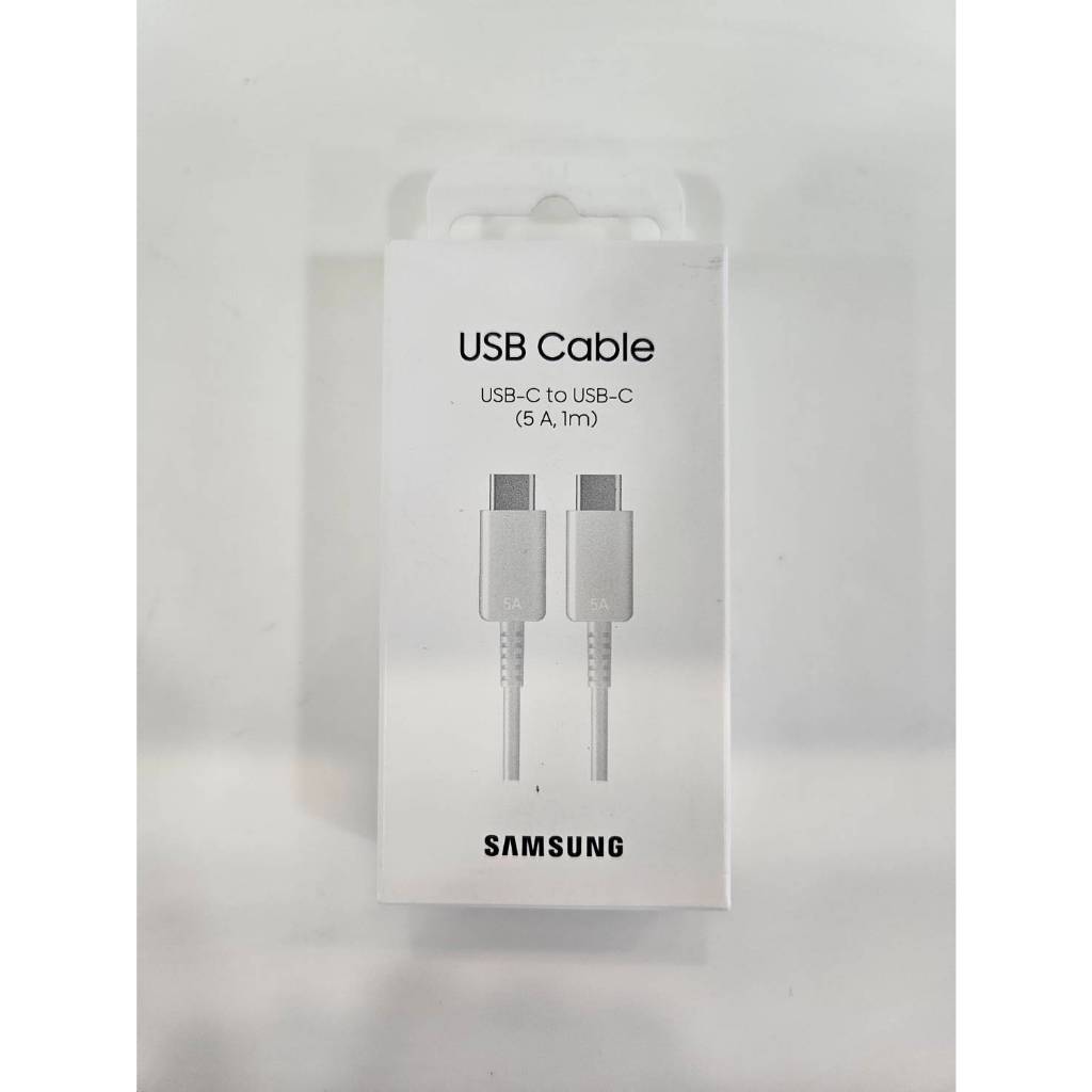 สายชาร์ตแท้ซัมซุง USB Cable USB-C TO USB-C (5A 1M) แท้100% | Shopee ...