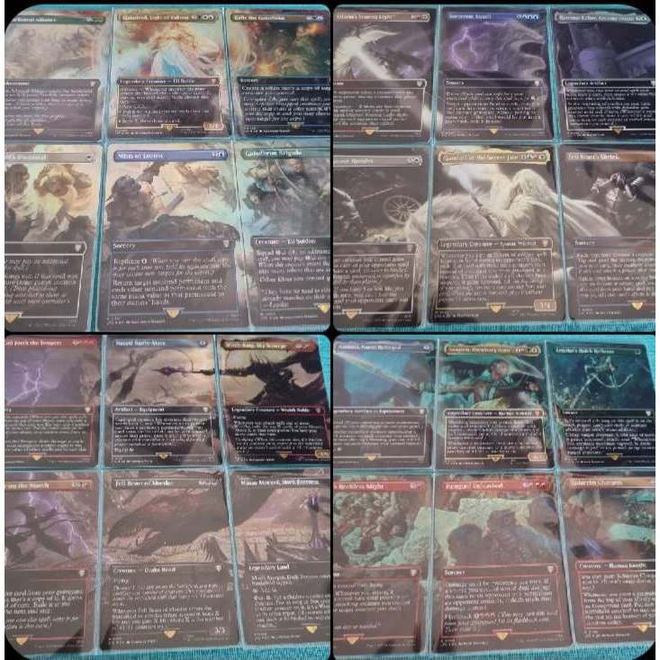 MTG Lord Of The Ring Scenes Cards Foil จากกล่อง Scene Box การ์ด Magic ...