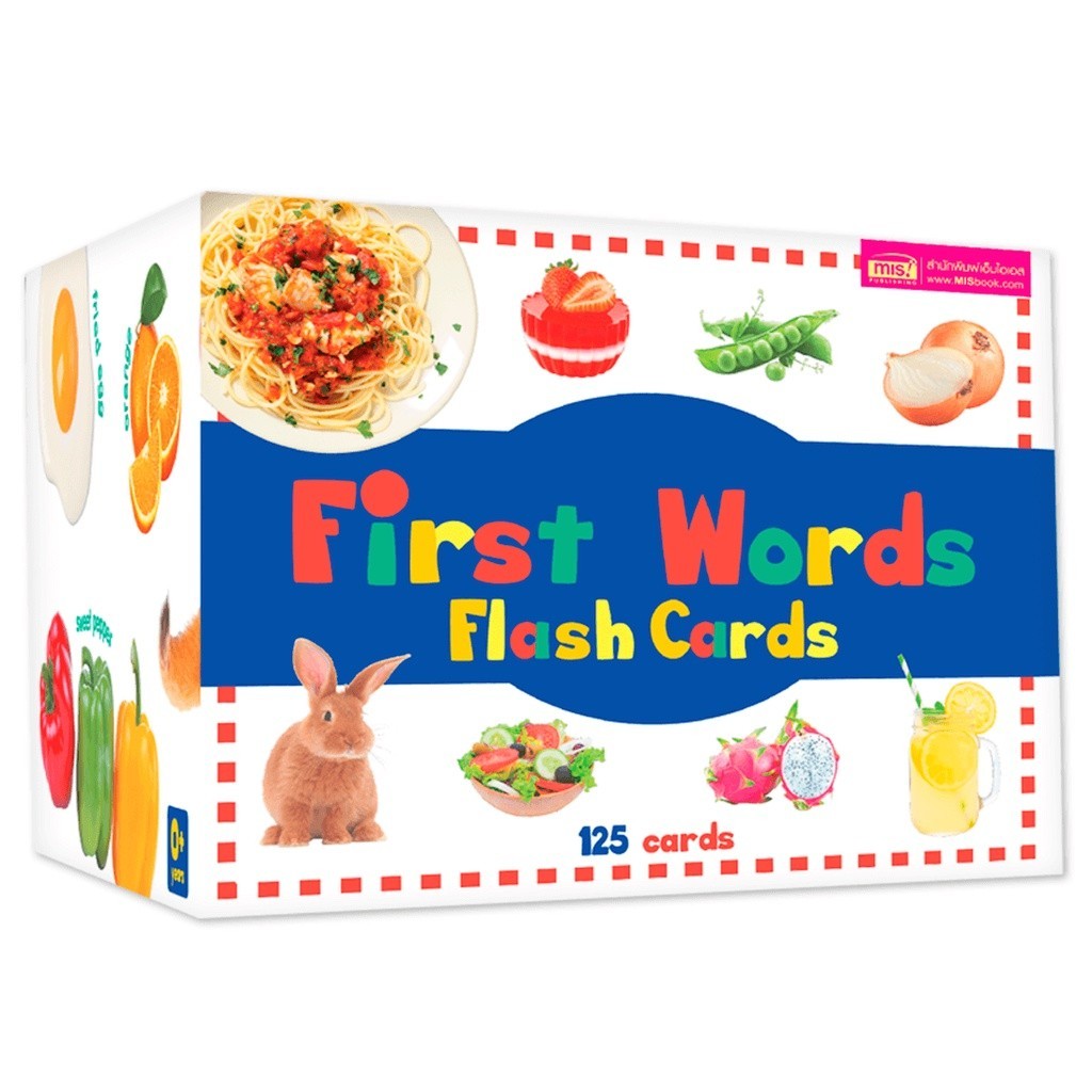 First Words Flash Cards การ์ดคำศัพท์ 5 หมวด 4 กล่อง (ซื้อแยกกล่องได้ ...