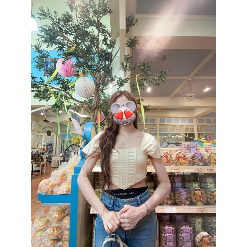 เสื้อครอป Promthong สวยมือสอง | Shopee Thailand