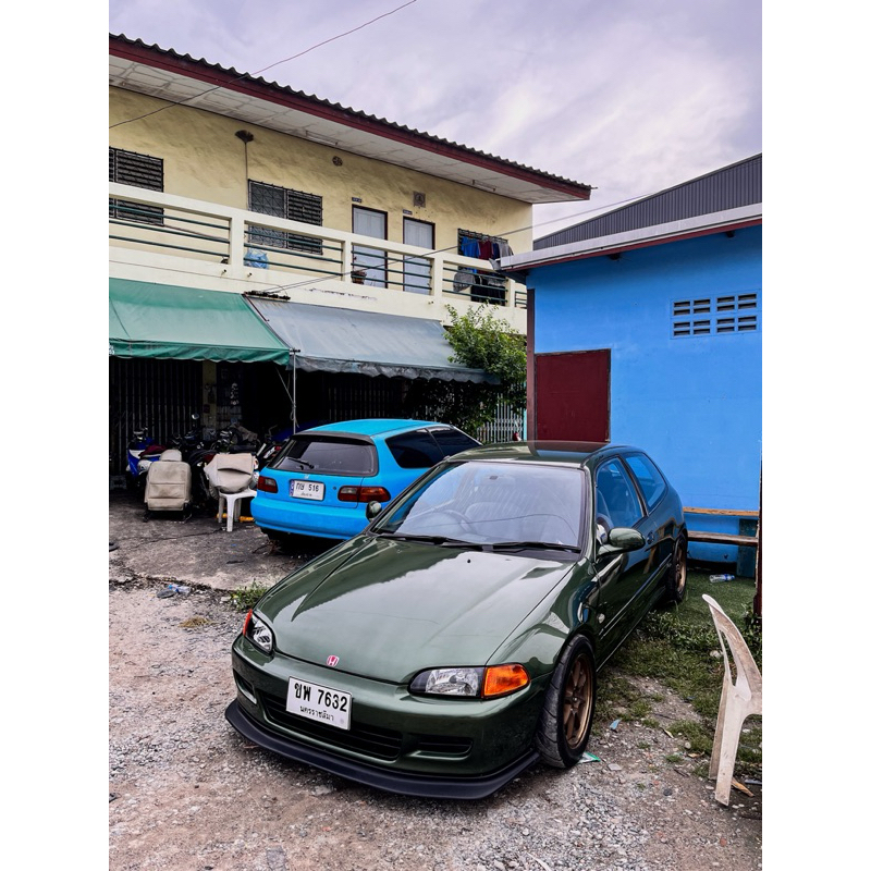 ลิ้นหน้าcivic eg first molding เมกา(3door) | Shopee Thailand