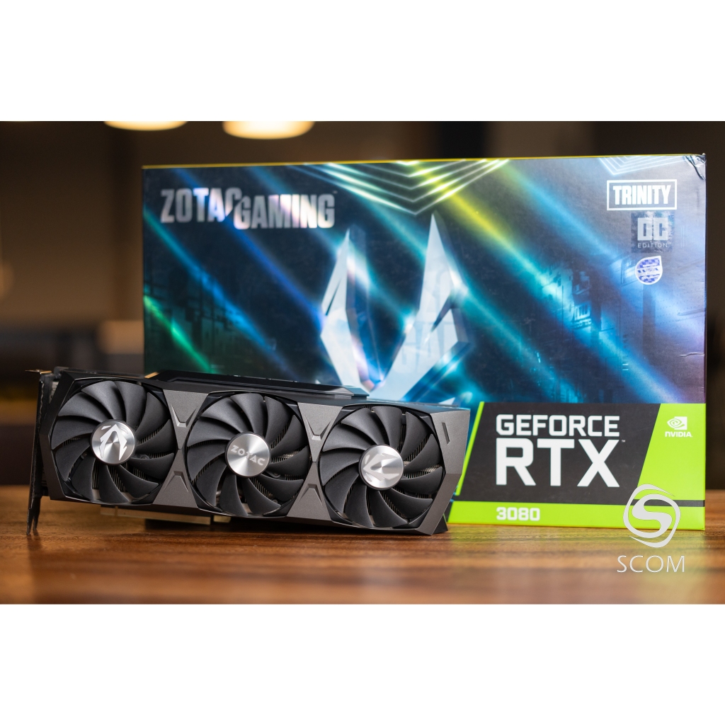 (GPU) ZOTAC RTX 3080 10 GB GDDR6X TRINITY | Shopee Thailand