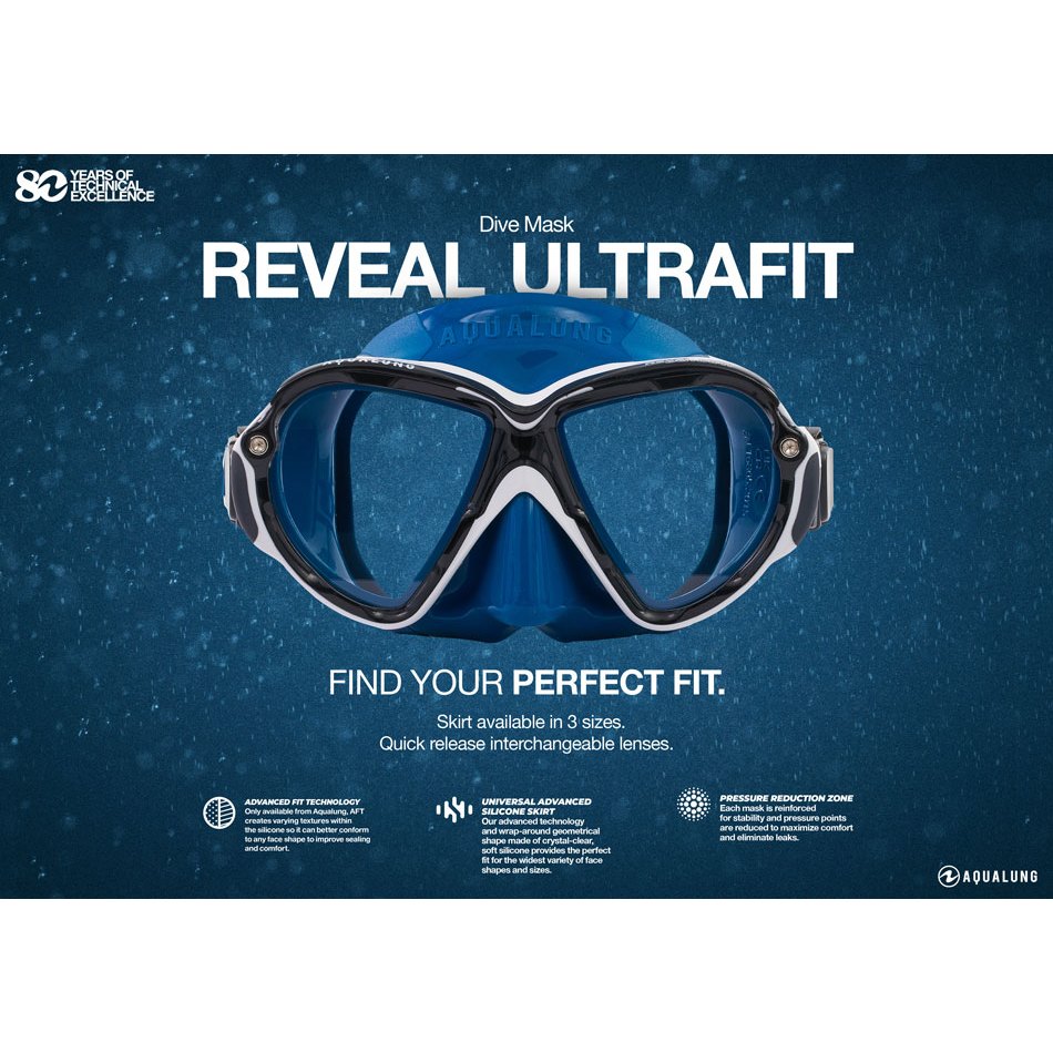Aqualung Reveal UltraFit Diving Mask | Shopee Thailand