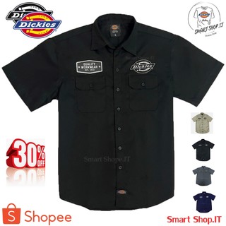 ส่งฟรี🚛 เสื้อเชิ้ต DICKIES แขนสั้นผู้ชาย เสื้อเชิ้ตดิกกี้แขนสั้นคอปก ...