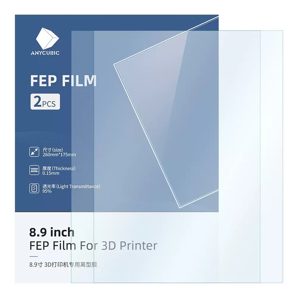 แผ่น FEP Release Film 260*175mm สำหรับ Mono X, MonoX 2, MonoX 6K, MonoX 6KS / Anycubic Release ...