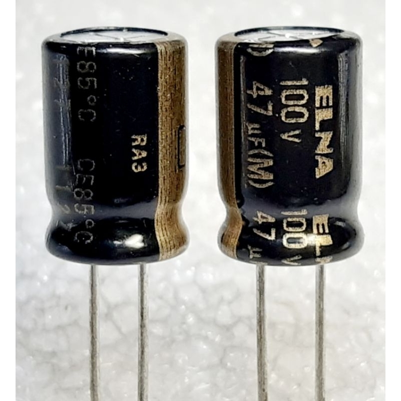 Elna RA3 47uf 100v For Audio Capacitor ตัวเก็บประจุ คาปาซิเตอร์ เกรด ออดิโอ | Shopee Thailand