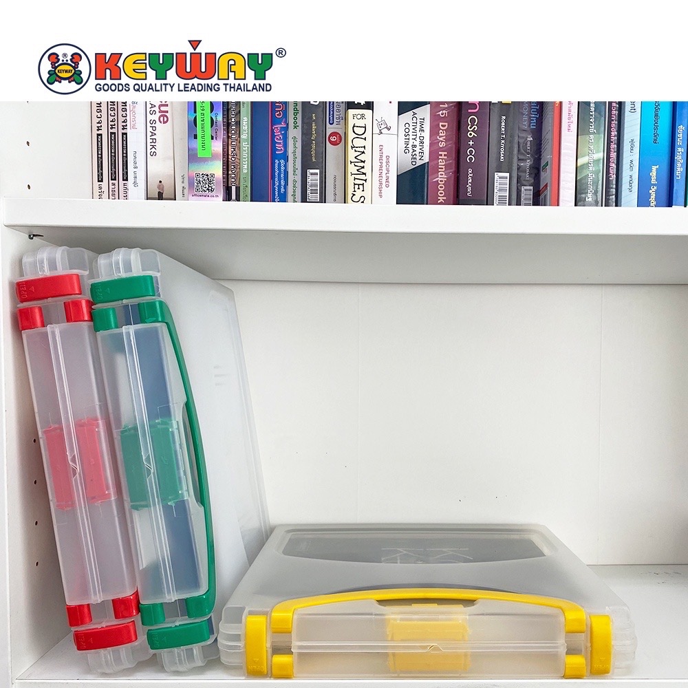 Keyway แฟ้มเอกสาร A4 Transparent Storage Box รุ่น: FB004 | Shopee Thailand
